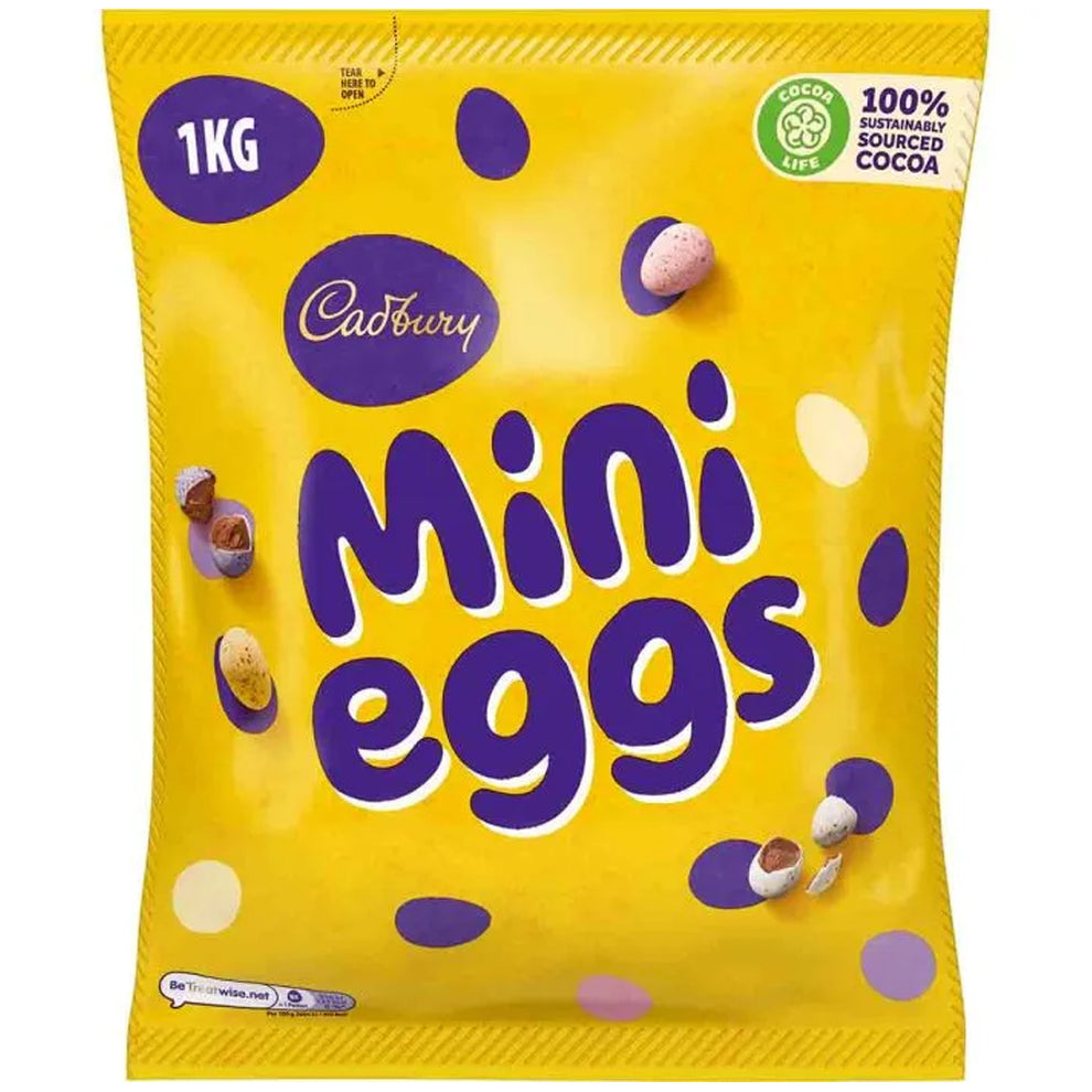 Cadbury Mini Eggs 1kg Bag | Easter Milk Chocolate Eggs – UK Cash ...