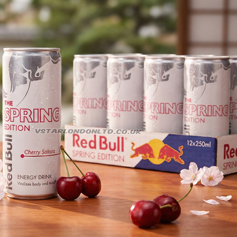 Red Bull Spring Edition Cherry Sakura Energy Drink 12 x 250ml PMP – UK ...