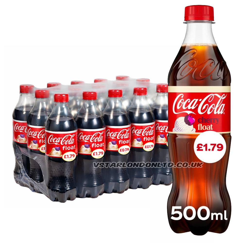 Coca-Cola Cherry Float 500ml Bottles | 12 Bottles PMP – UK Cash & Carry ...
