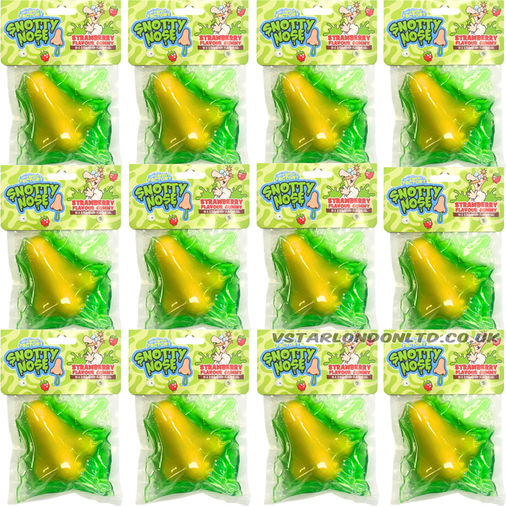 Crazy Candy Factory Snotty Nose Strawberry Gummy Sweets 12 x 120g – UK ...