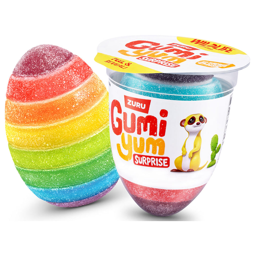 Gumi Yum Surprise Wildlife Gummy & Toy Box by ZURU 18 x 22g – UK Cash ...