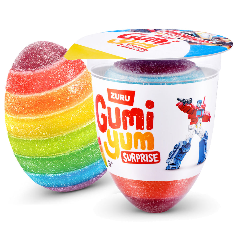 Gumi Yum Surprise Transformers Gummy & Toy Box 18 x 22g – UK Cash ...