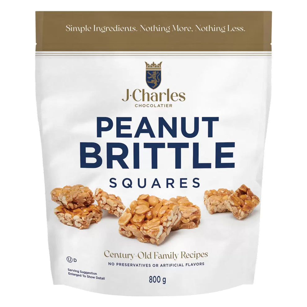 J.Charles Peanut Brittle Squares 800g – Classic British Peanut Candy ...