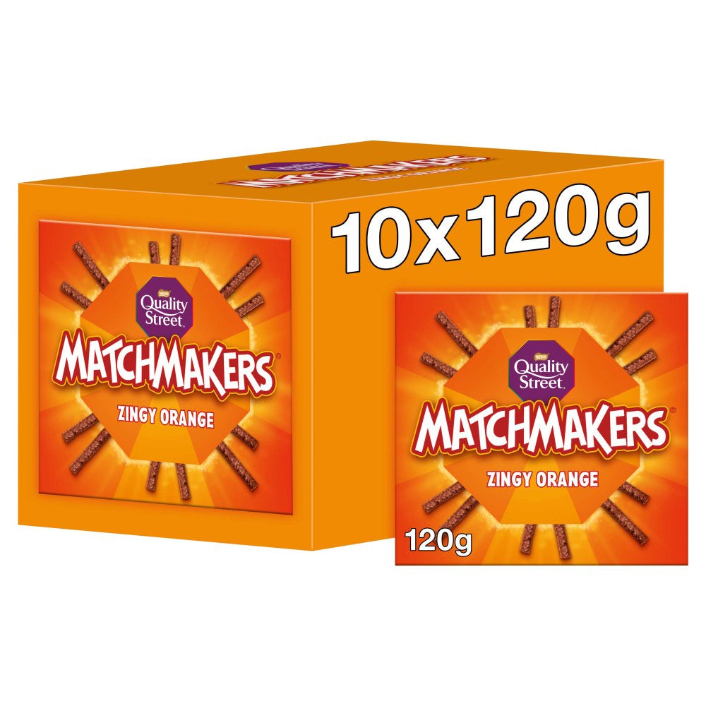 Matchmakers Orange Chocolate 10×120g | Quality Street Treats – UK Cash ...
