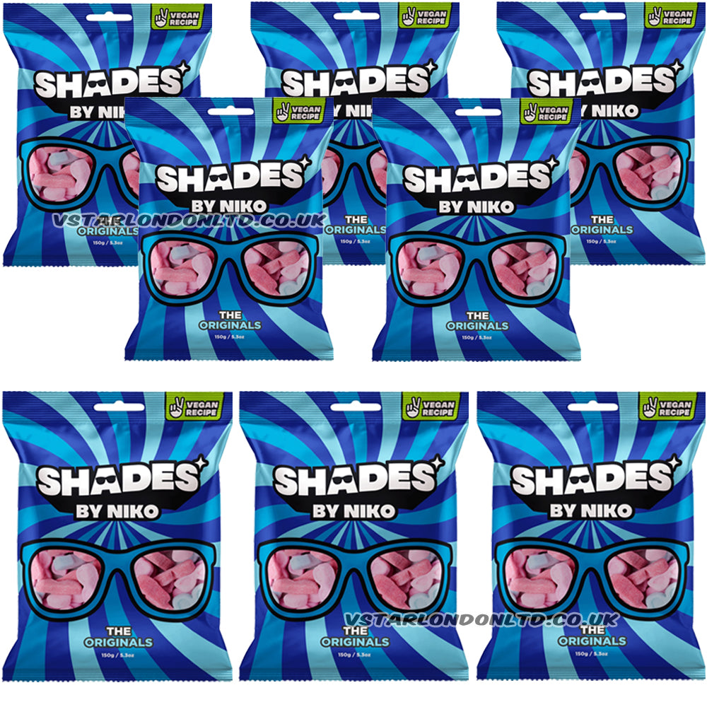 Shades by Niko Mixed Sweets Multipack 8 & 18 Bags (150g Each) – UK Cash ...
