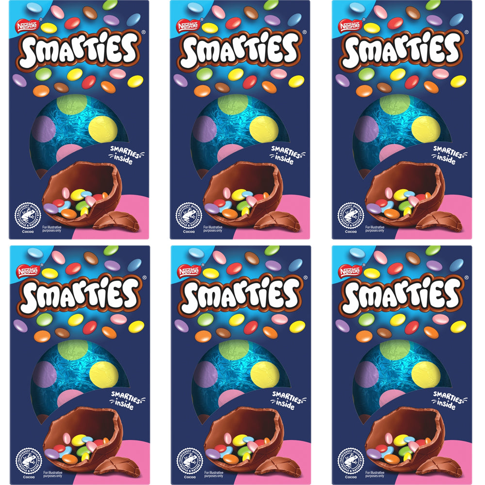 Smarties Milk Chocolate Small Easter Egg 100g | Box of 12 – UK Cash ...