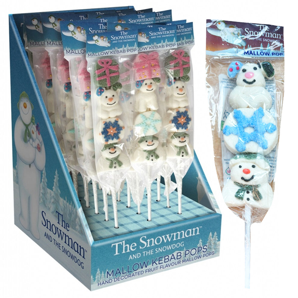 Snowman & Snowdog Mallow Kebab Pops | Christmas Marshmallow Treats – UK ...