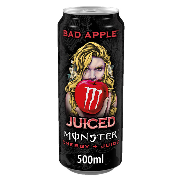 Monster Energy Drink Bad Apple 12 x 500ml Cans – UK Cash & Carry I ...